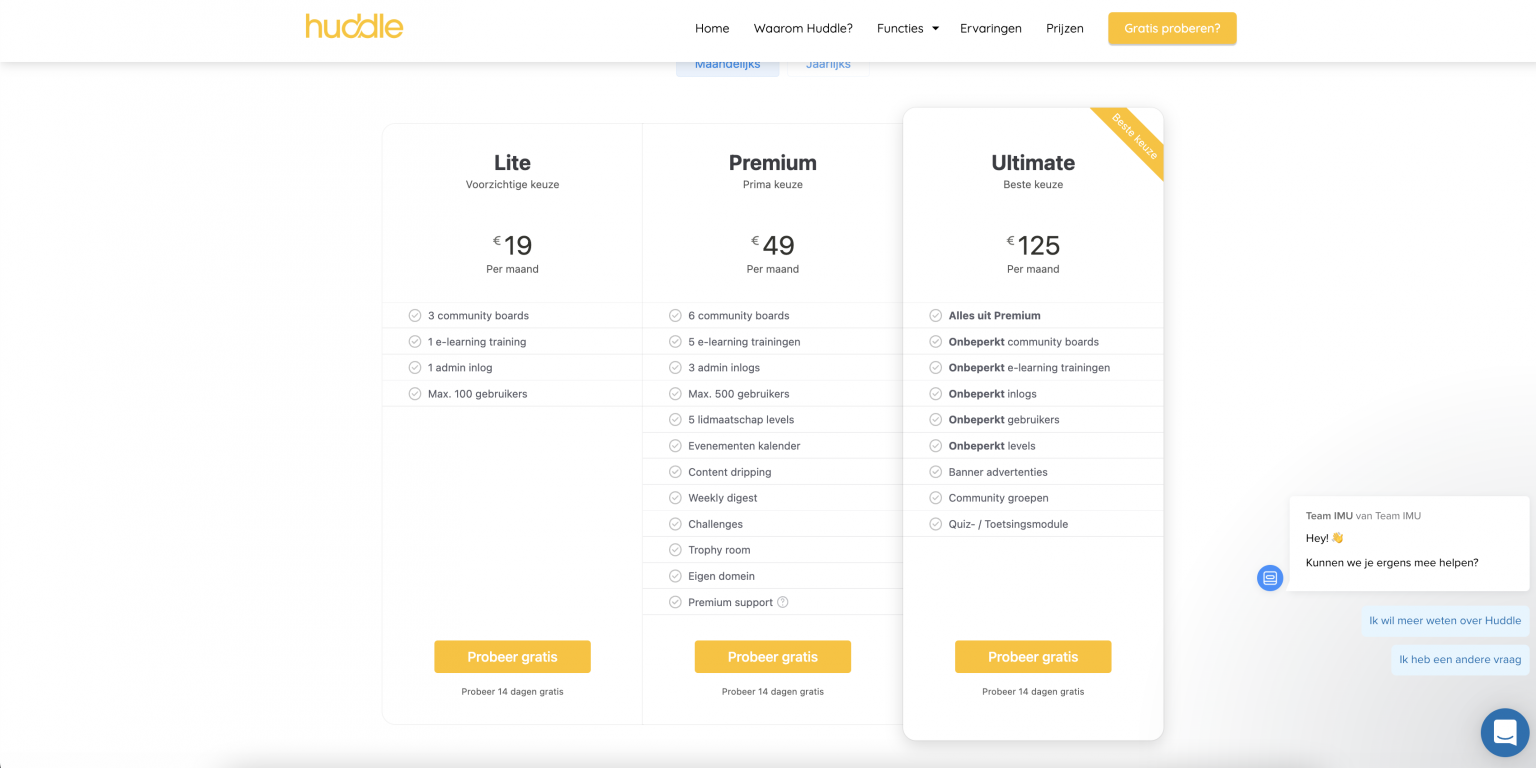 Een online academie maken met het online systeem huddle - Socialtastic